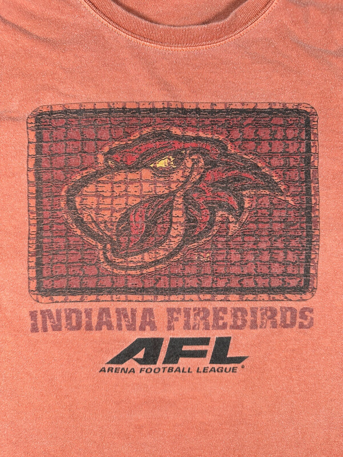 Vintage Indiana Firebirds AFL Shirt Red Arena Football Size M Red | eBay