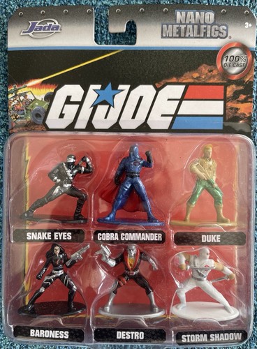GI Joe Nano Metalfigs Jada Toys Die-Cast Metal Mini Figure Set 6-Pack ...