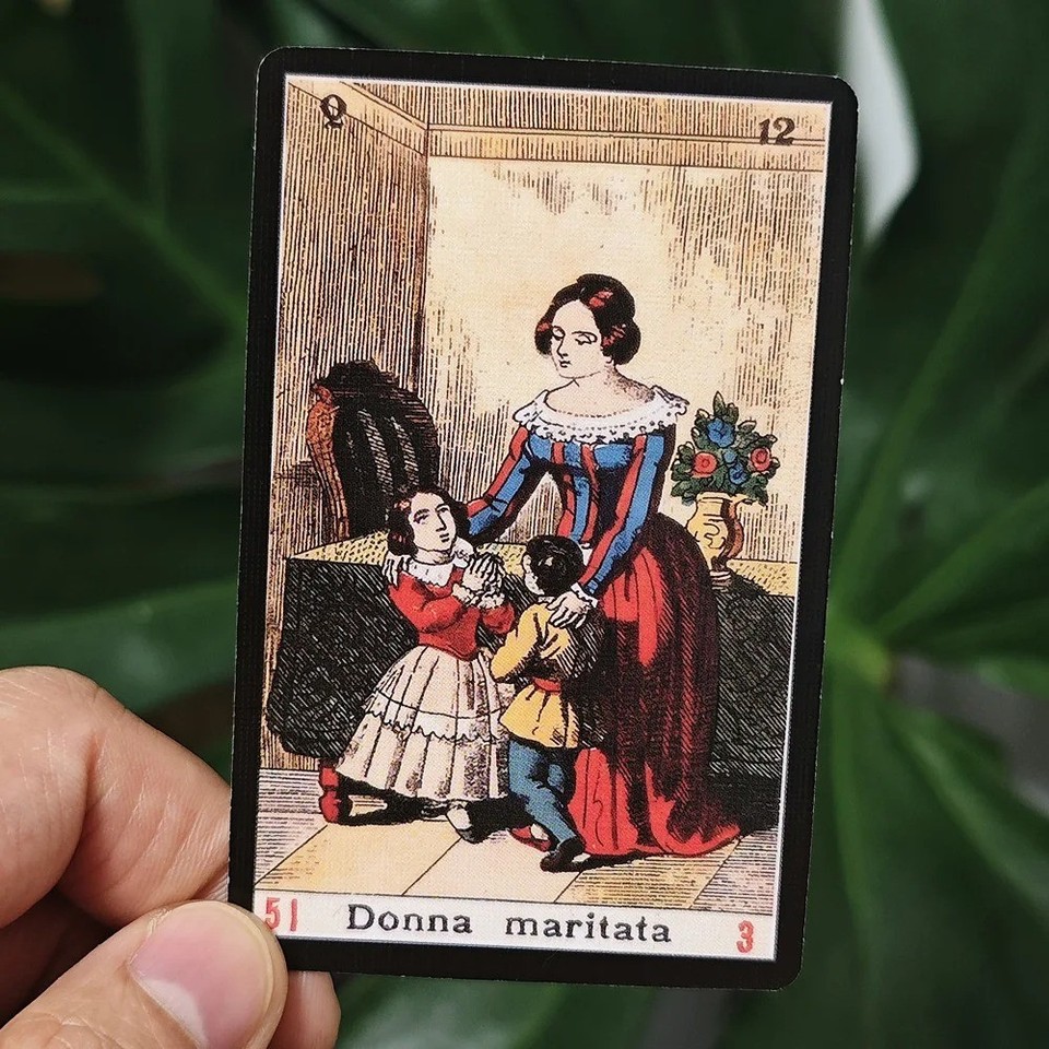 52 Pcs Oracle Sibyl Cards 9*6cm Every Day Oracle Deck Sibilla Italian ...