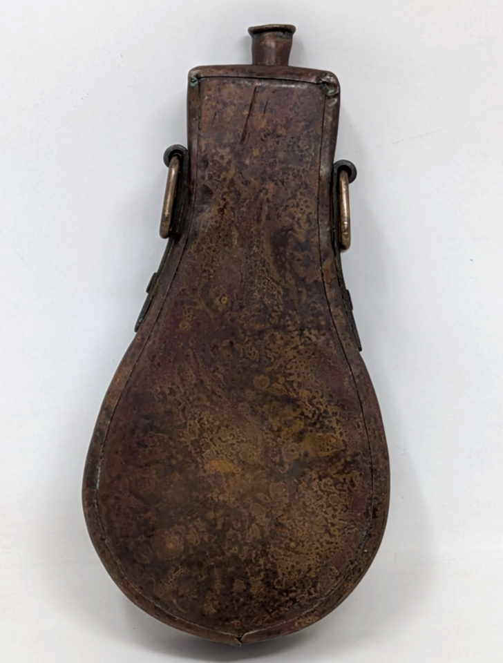 Antique ACW American Civil War CS Confederate States Brass Gun Powder ...