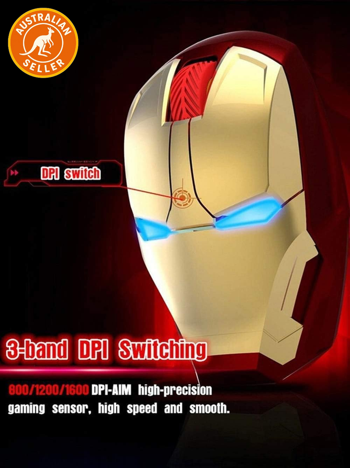 Ergonomic Wireless Mouse, Cool Mice 2.4G Portable Mobile Computer Mouse ...