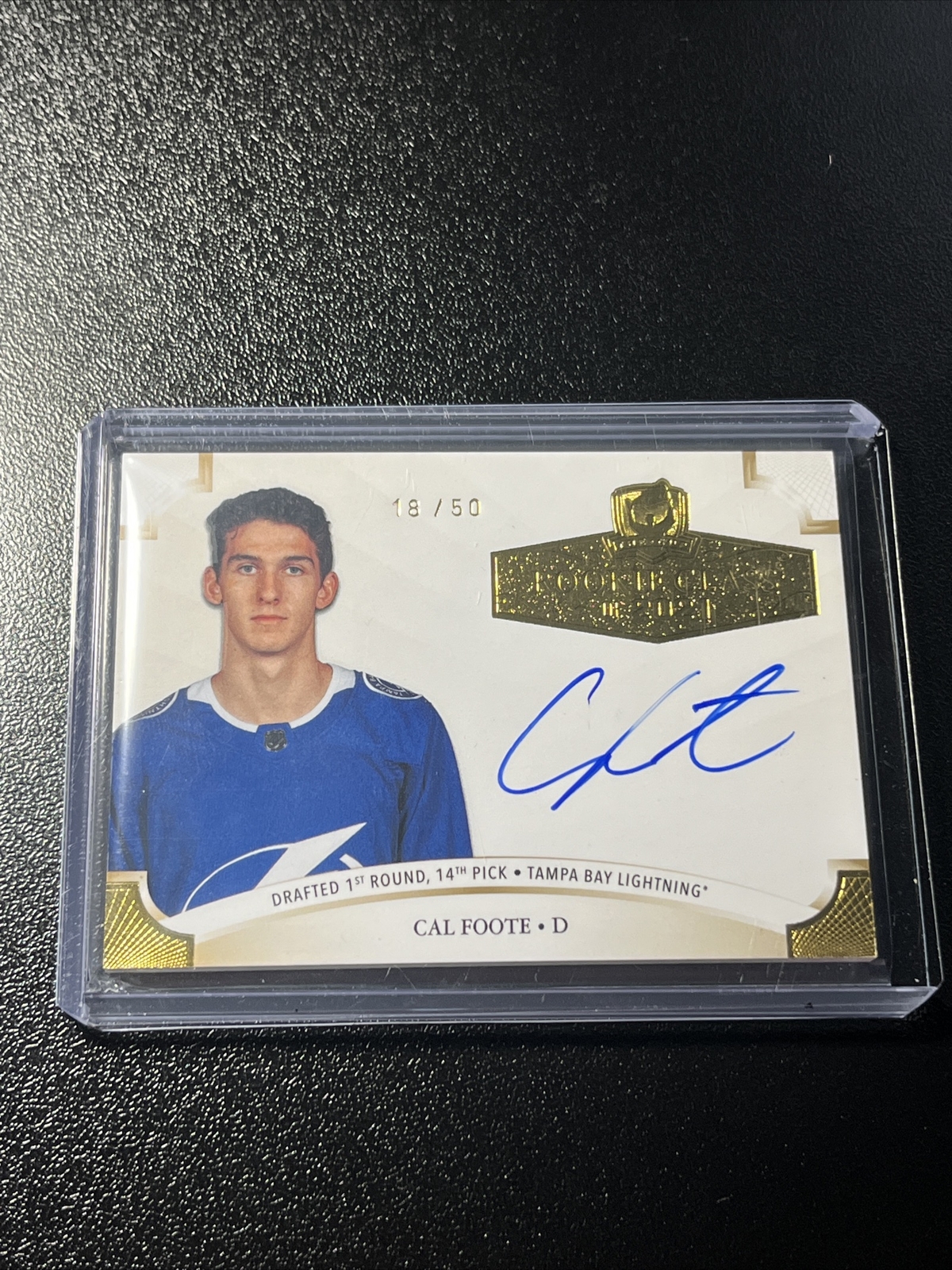 2020-21 Upper Deck The Cup Rookie Class of 2021 Cal Foote Autograph /50 ...