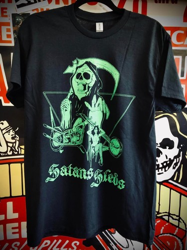 Satan Sleds chopper reaper death babe harley chopper Totenkompf outlaw ...