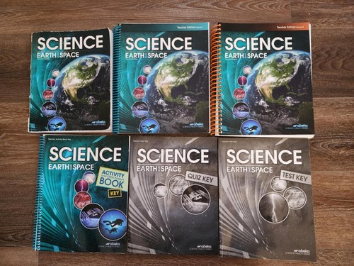 Abeka 8th Grade Science Earth & Space book, keys, teacher edition | eBay