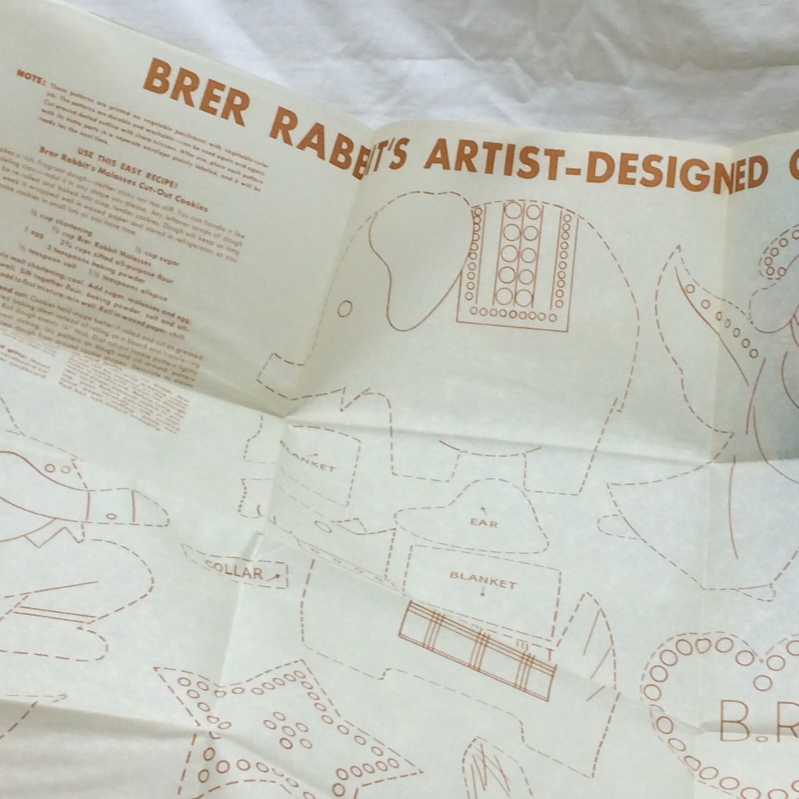 Vintage 1948 Brer Rabbit's New Orleans Molasses Recipes Artist Design ...