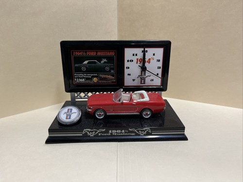 The Classics Collection by Enesco 1964 1/2 Ford Mustang Desk Set Clock ...