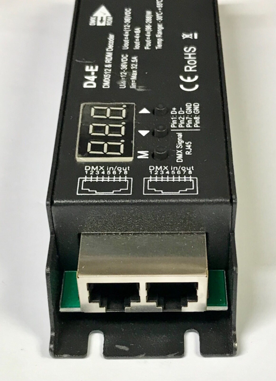 D4-E DMX512 RDM Decoder DMX& RDM 4 Chanel LED 12-36 VDC | eBay