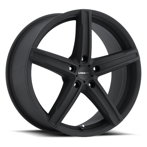 4 New 15x6.5 Vision 469 Boost Satin Black 5x114.3 5x4.5 ET38 Wheels ...