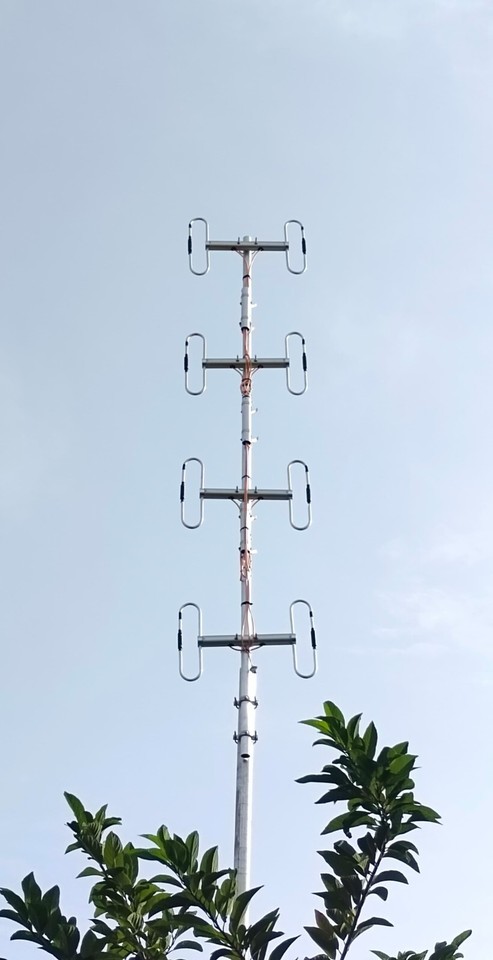 440 MHz (360-470) Dipole array , UHF 8-element antenna 12 DBd 500W With ...