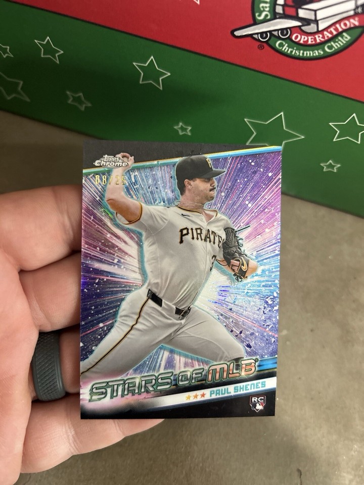 Paul Skenes 08/25 - 2024 Topps Chrome Stars of MLB Update series CSMLB ...