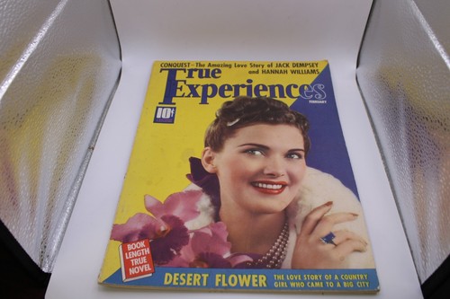 NICE! TRUE EXPERIENCES Magazine February 1939 Jack Dempsey FAST FREE ...