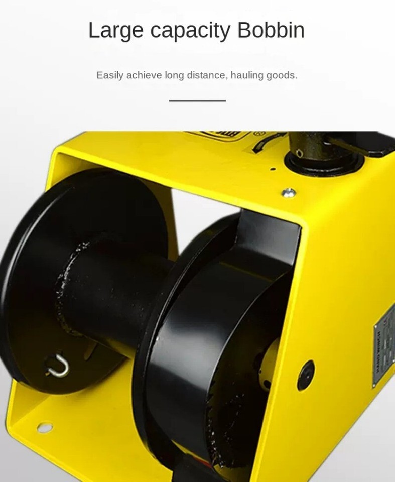 Small Turbo Manual Winch Self-locking Winch Traction Machine Hoist Hand ...