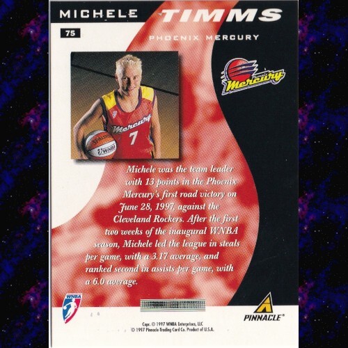 STYLE & GRACE COURT COLLECTION!! Michele Timms FIRST WNBA CARDS ...