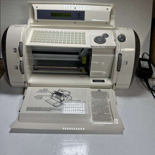 Cricut Personal Electronic Cutter Machine CRV001 w/ Power Supply Tested ...