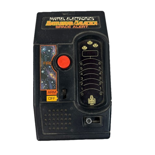Mattel Battlestar Galactica SPACE ALERT Handheld Video game FOR PARTS ...