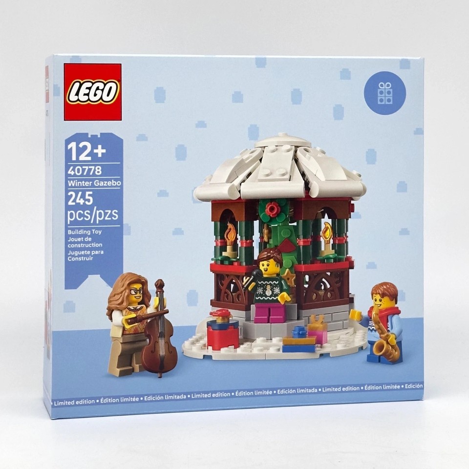 LEGO 40778 Winter Gazebo Limited Edition 245 pieces Christmas GWP - NEW ...