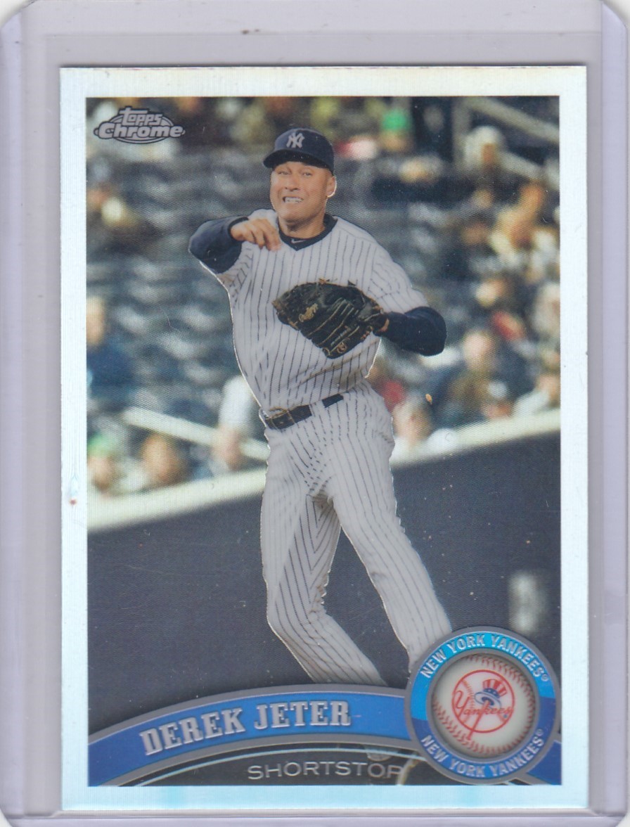 2011 Derek Jeter Topps Chrome REFRACTOR Parallel #20 - NY New York ...