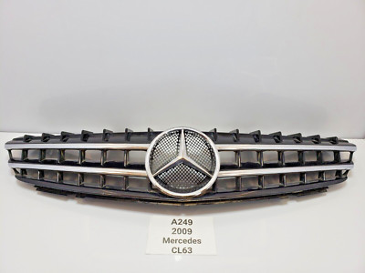 07-09 OEM Mercedes C216 CL63 CL550 Front Upper Bumper Grille Black * | eBay
