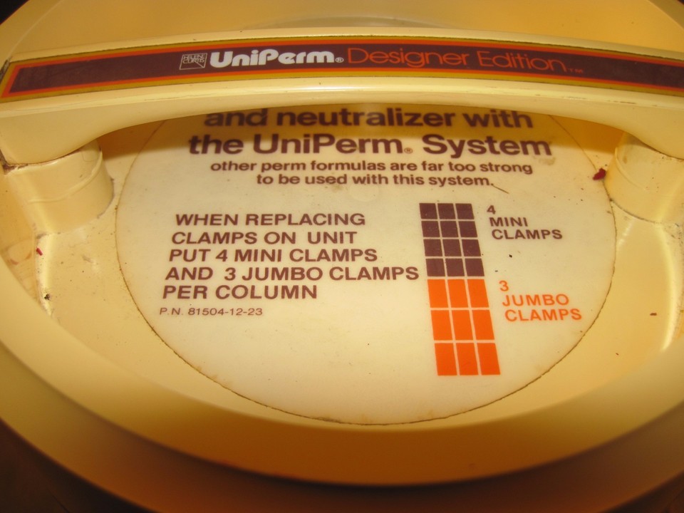 Vintage 1970's Helene Curtis Uniperm Precision Hair Perming System | eBay