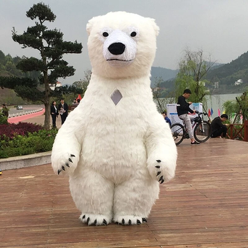 Realistic Polar Bear Costume