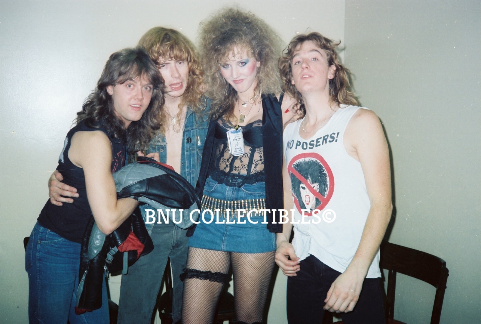 VINTAGE MEGADETH DAVE MUSTAINE & LARS ULRICH PHOTO TAKEN BY ME 1980s ...