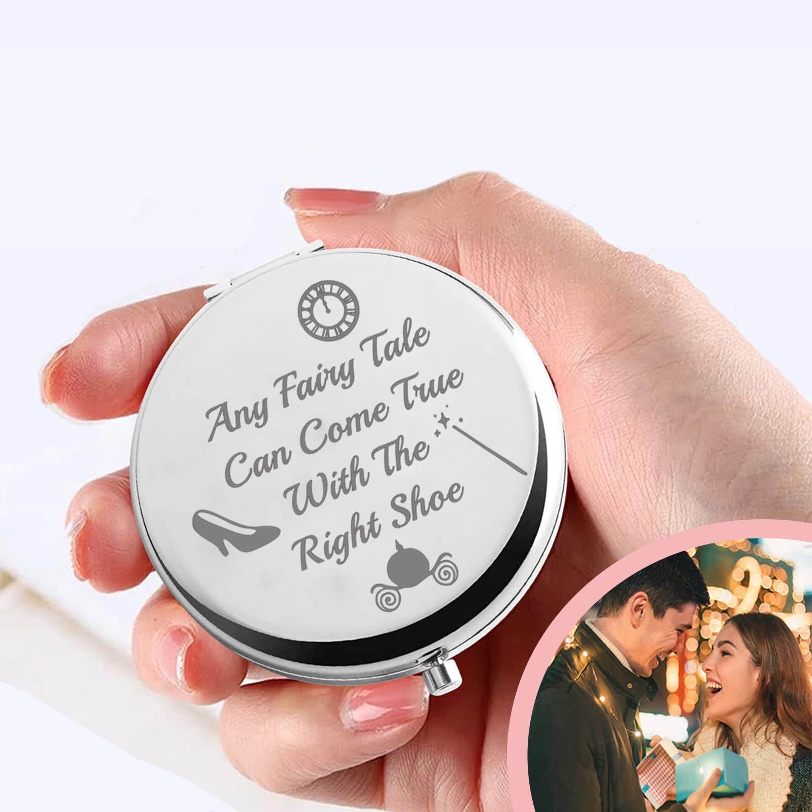 CHOORO Fairy Tale Pocket Mirror Fairy Cartoon Fans Gifts Any Fairy Tale ...