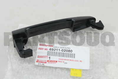 6921102080 Genuine Toyota HANDLE ASSY, FRONT DOOR OUTSIDE, RH/LH 69211 ...