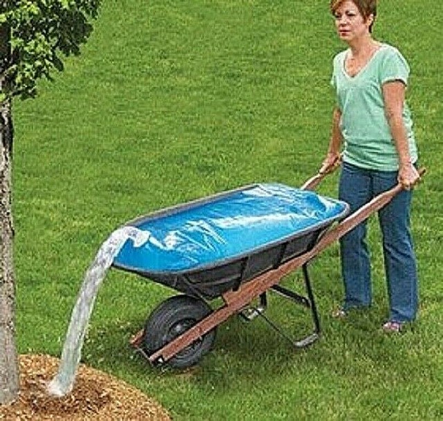 Gator Bags For Watering Trees H2GO Bag Wheelbarrow Water Carrier 80L ...