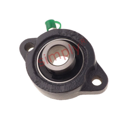 SBLF.205-16 Imperial Two Bolt Cast Iron Oval Housing with 1 inch Bore ...