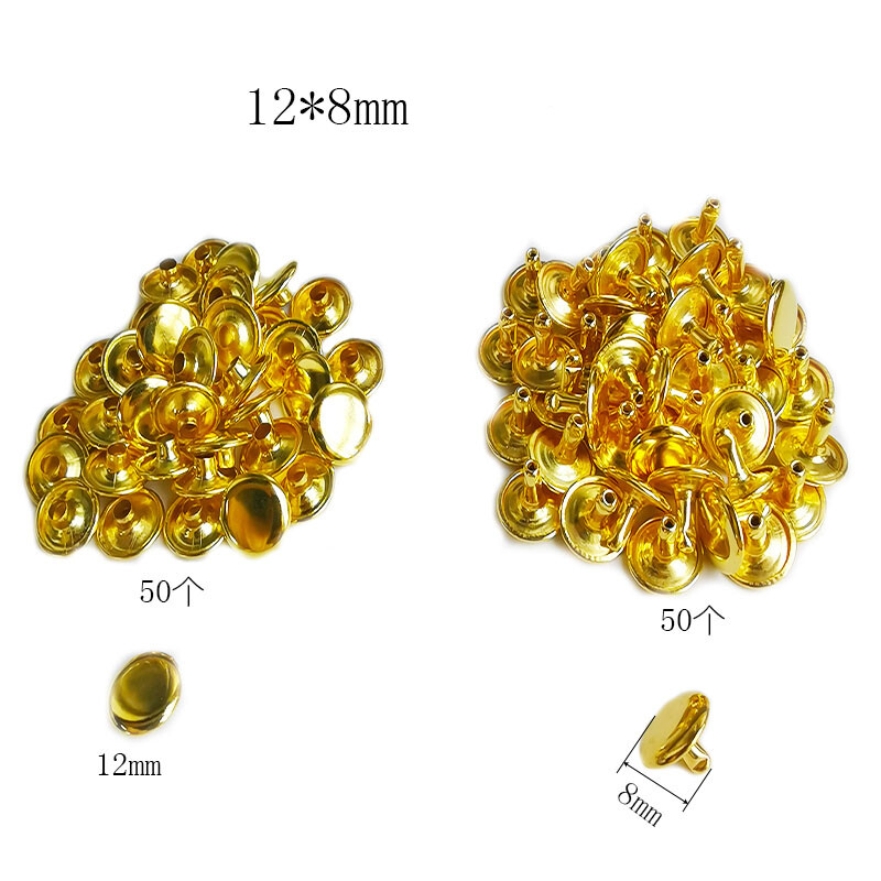 Double Cap Rivets Stud Rapid Rivets Leather Craft Repair 5mm 8mm 9mm ...