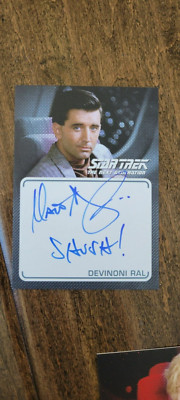 2022 RITTENHOUSE STAR TREK TNG INSCRIPTIONS AUTO MATT MCCOY DEVINONI ...