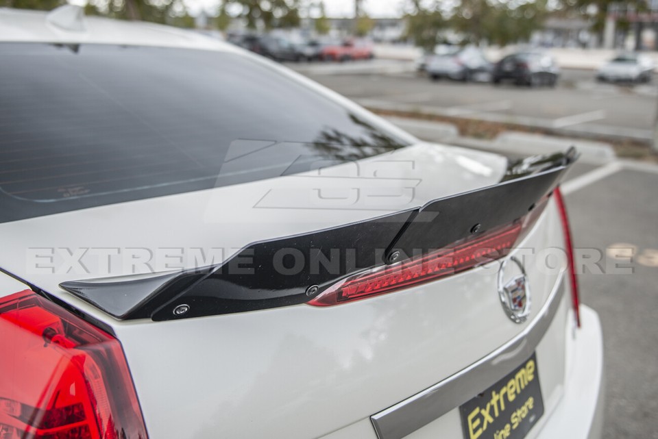 2009-2015 Cadillac CTS-V Sedan Rear Wing Spoiler Glossy Black | Screw ...