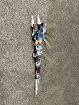 Sam 2 Bulls Horse Hand Painted Wood Art. | eBay