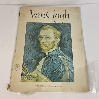 Vintage 1952 Van Gogh 16 beautiful full color prints art book | eBay