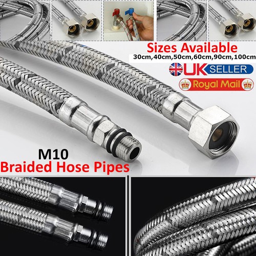 Basin Pipe Flexible Tap Connectors Flexi Tails Water Hose Pipe Flexi ...