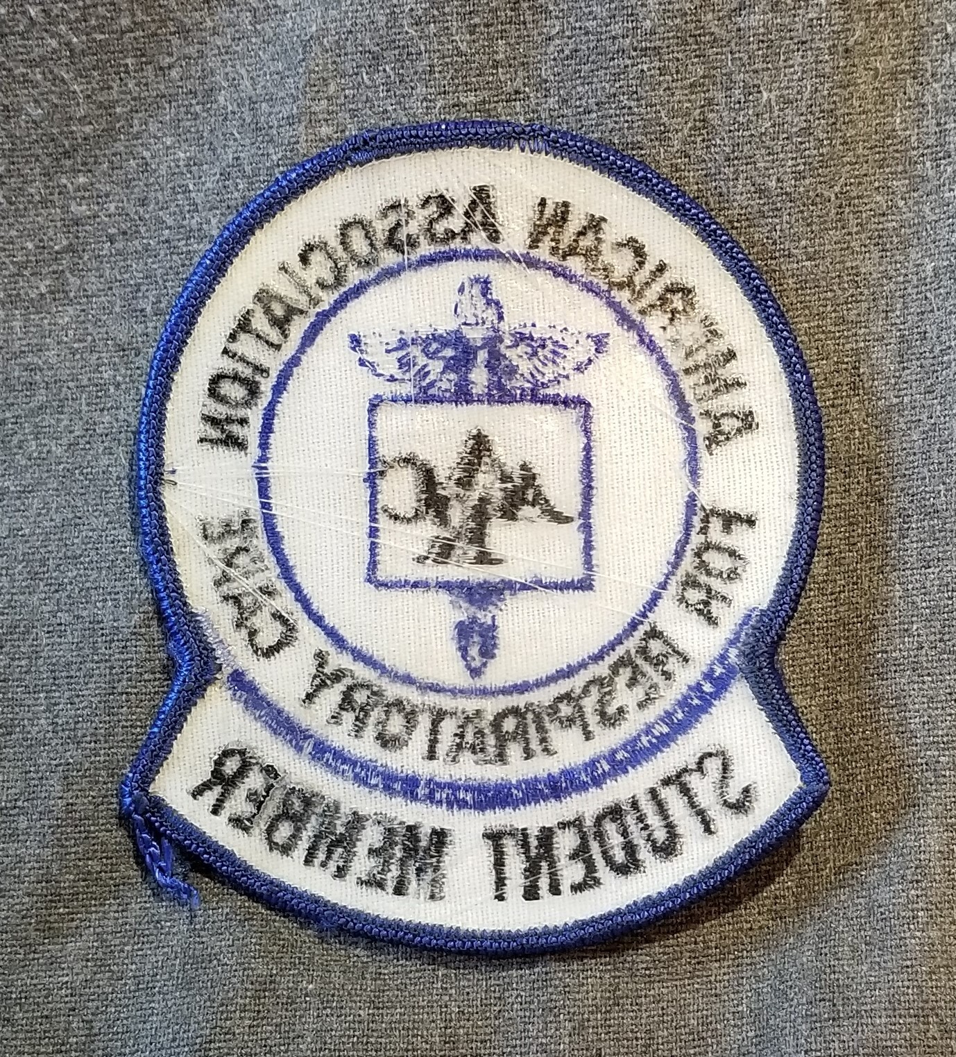 LMH Patch AARC STUDENT Member American Association Respiratory Care 3-5 ...