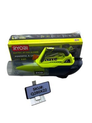 Missing Chute Tube Ryobi 135 MPH 440 CFM 8 Amp Corded Electric Jet Fan ...