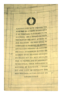 Jefferson Memorial Inscriptions Let's Learn About The Jefferson