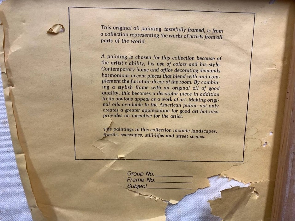 Oil Painting Yellow Roses Still Life Mid 20th Century Signed by A ...