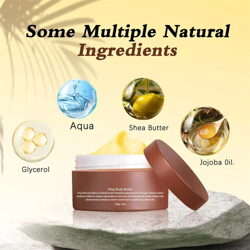 Crowned Skin Body Butter for Men, Crowned Organic Cologne Body Butter ...