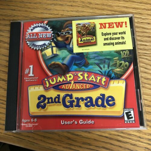 Jump Start Advanced 2nd Grade PC Cd-rom Ages 6-8 for Windows / Mac GUC ...
