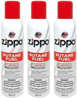 Zippo Butane Fuel 5.82 Oz / 165 Grams, Pack of 3 | eBay