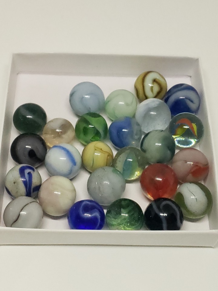 vintage estate marble lot - 25 Assorted Marbles. | eBay