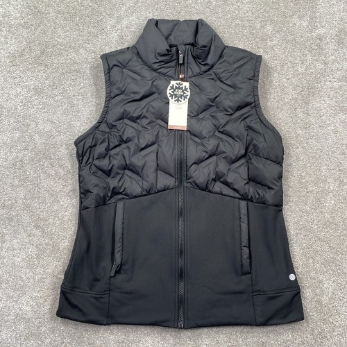 CALIA Cold Dash Run Full Zip Up Quilted Vest Jacket Women's Size M Pure ...