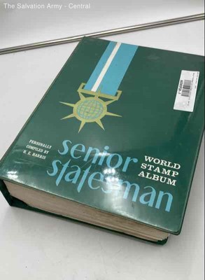 Senior Statesman World Stamp Hardcover Album Personally Compiled By H.E ...