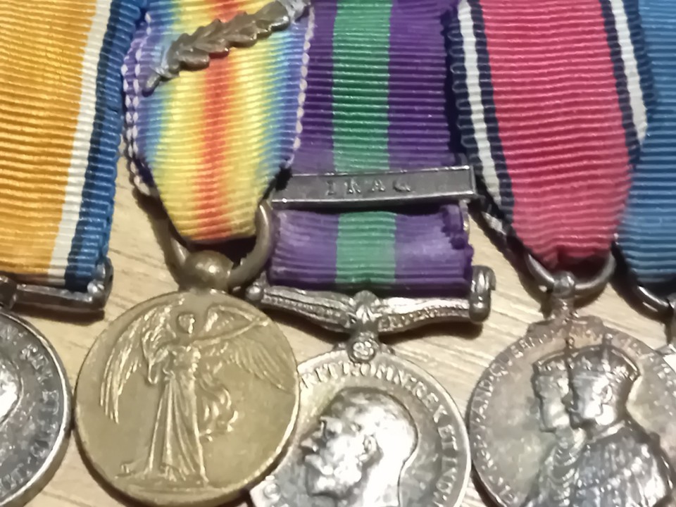 First World War Era British Miniature Dress Medal Group Of 8, Knight of ...