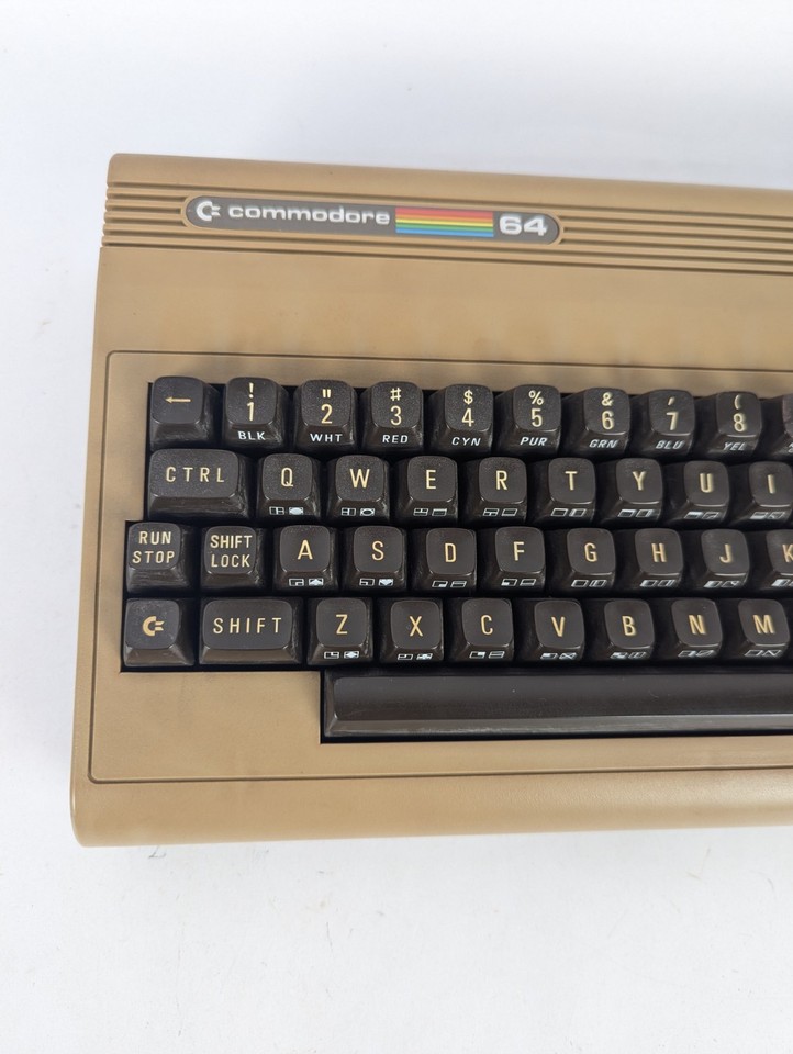 Vintage Commodore 64 Personal Computer System Untested No Power Supply ...