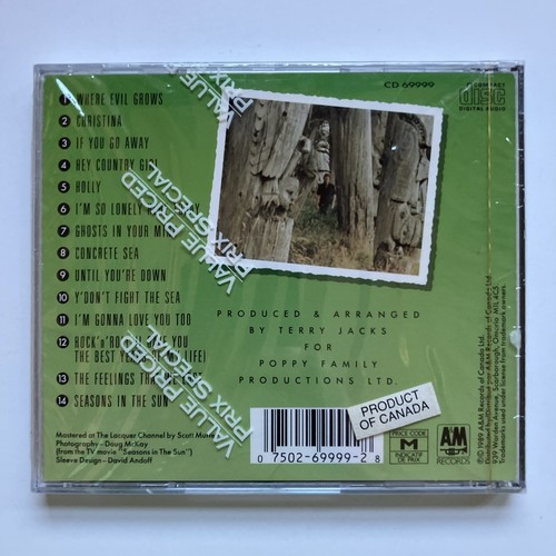 Terry Jacks CD - Into The Past - Greatest Hits - Seasons In The Sun ...