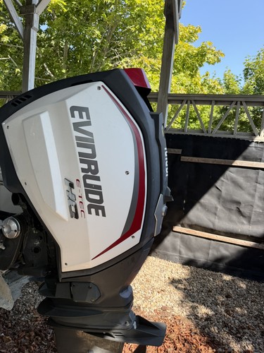 2015 Evinrude G2 Etec 225 HO DFI Outboard Boat Motor Engine 25" E-Tec ...