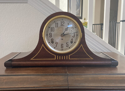 Vintage Plymouth Tambour Mantle Clock | eBay